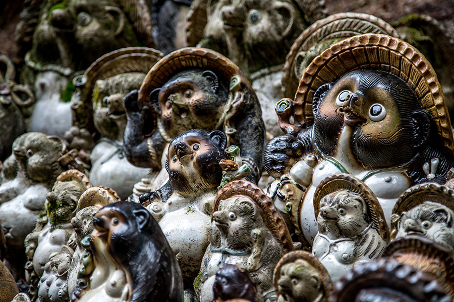 Temple Tanukidanisan Fudô-in, le temple aux tanuki